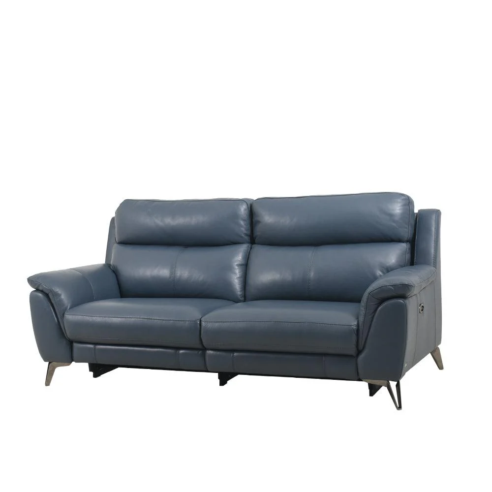 Smile 2.5-Seater Recliner Sofa in Leather or Fabric - Custom Order - yuuuj