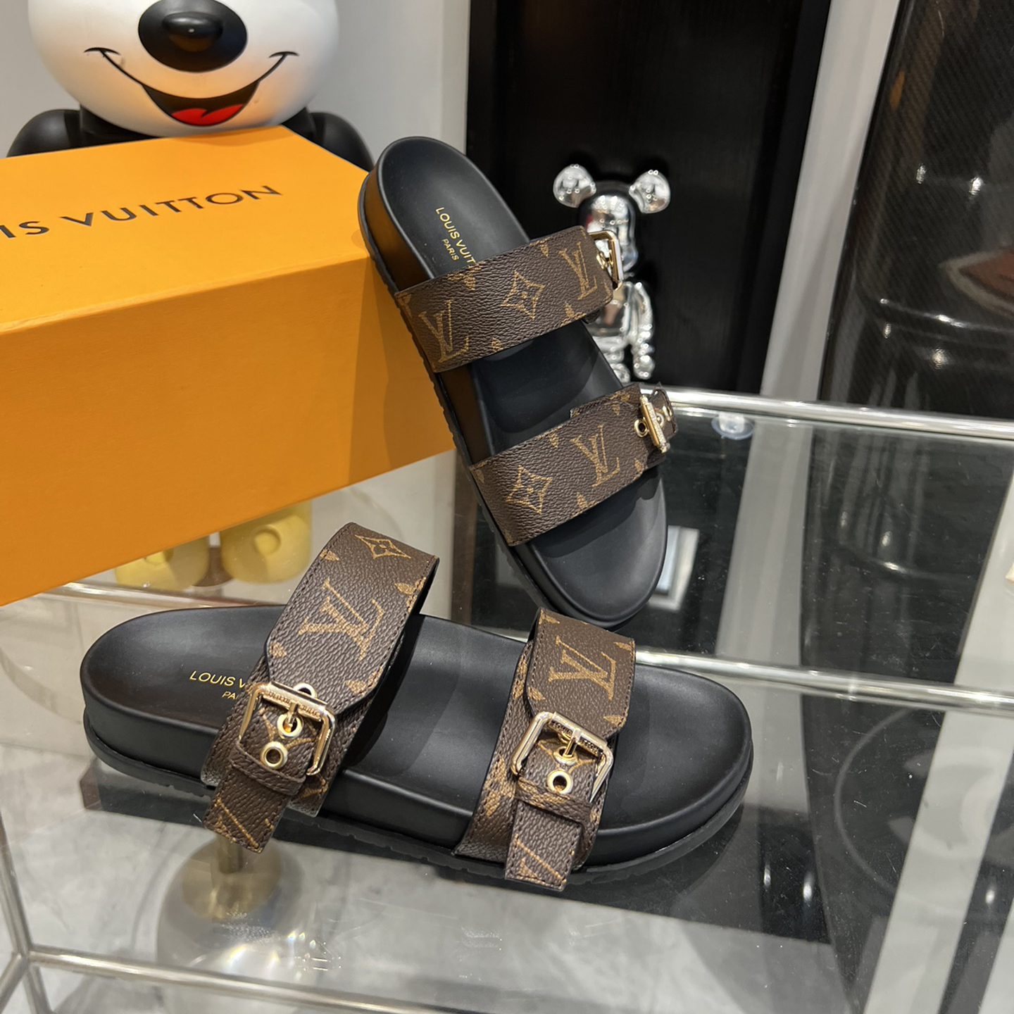 LV 24ss High Original unisex slippers - fashionzone