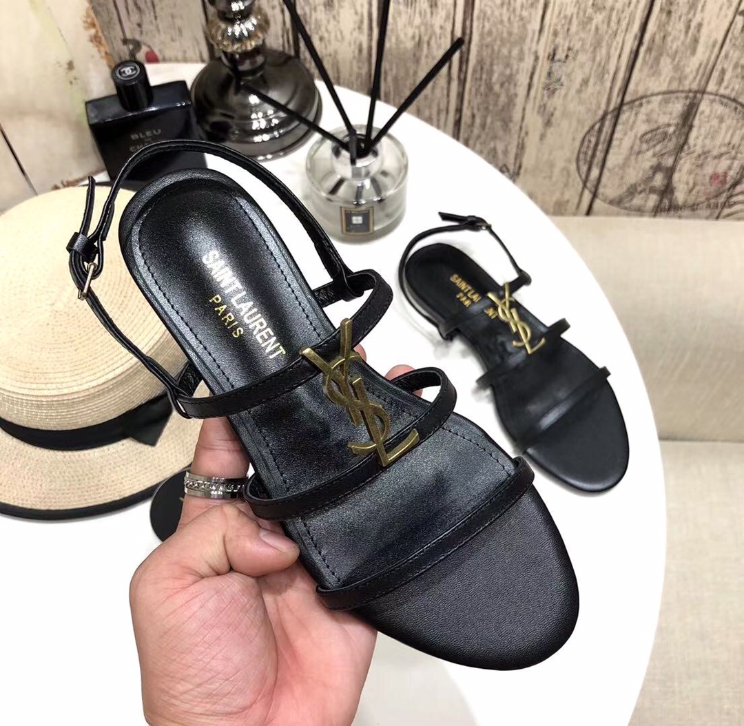 Replica -YSL flats - fashionzone