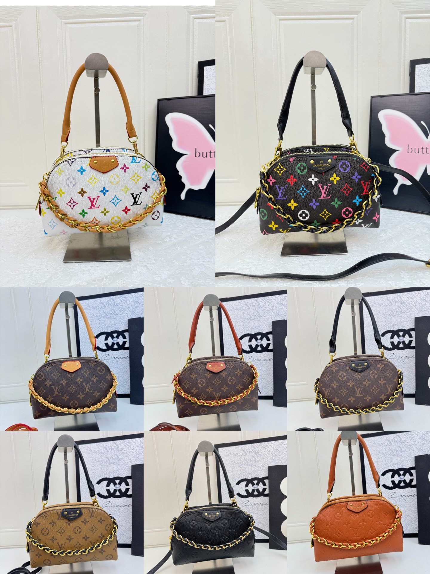 LV shell bag 8A version - fashionzone