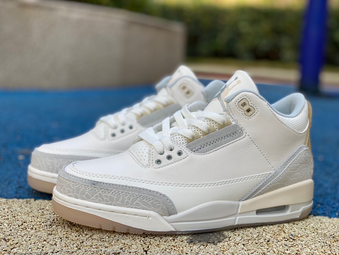 Jordan 3 Retro Craft Ivory - GokuSneakers